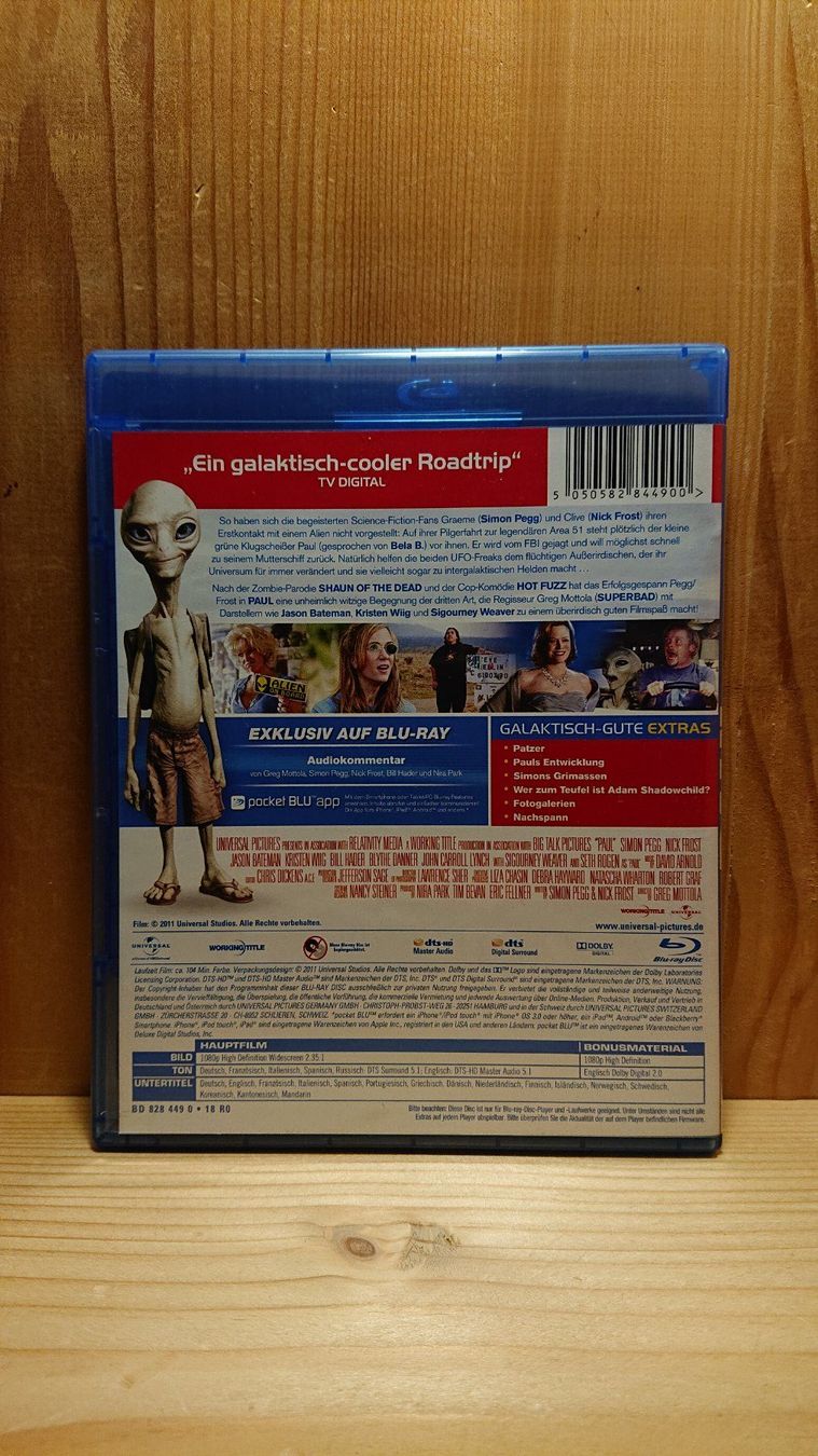 PAUL ein Alien auf der Flucht auf Blu-Ray (Gebraucht) in Wilderswil für ...
