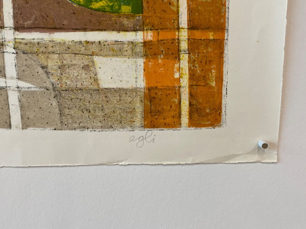 Ernst Egli (1912- 1999) Lithographie Handsigniert | Kaufen auf Ricardo