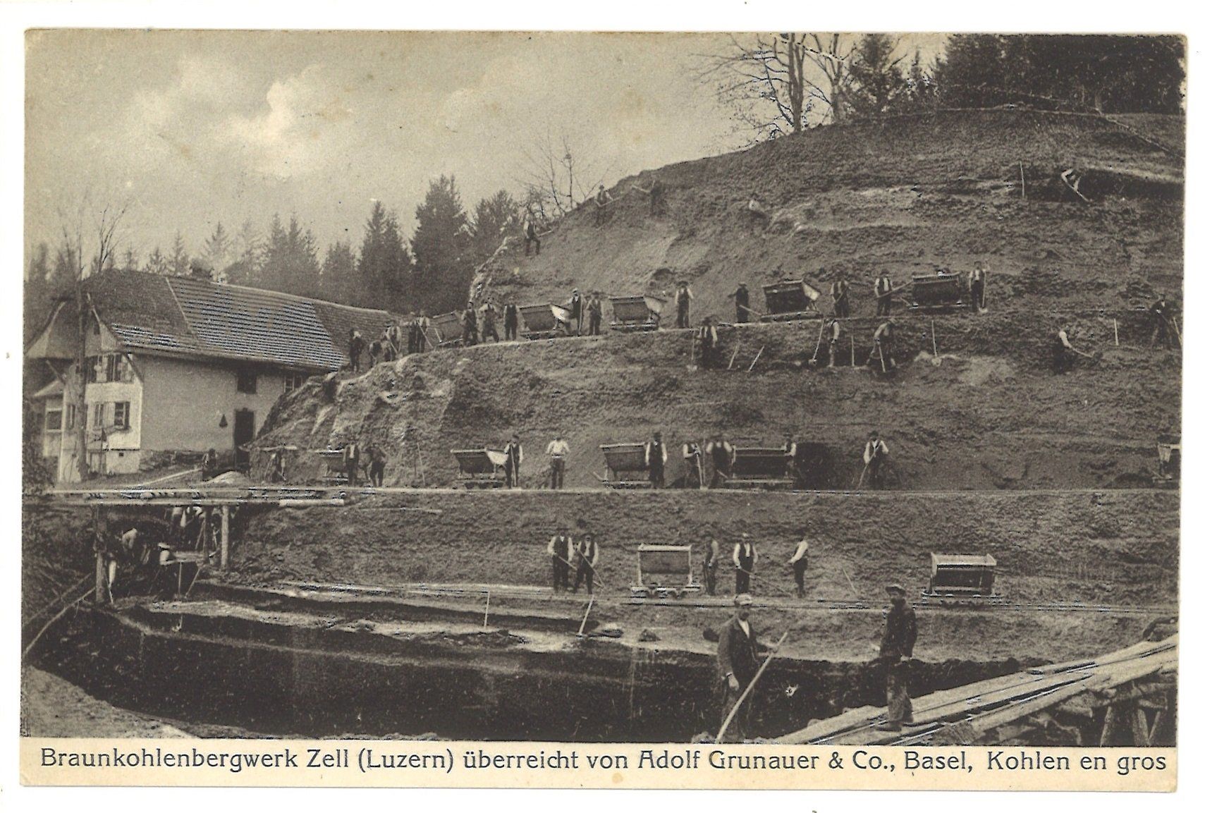 ZELL LU 1919 Braunkohlebergwerk (Gebraucht) in Rothrist für CHF 28 – mit Lieferung auf Ricardo ...