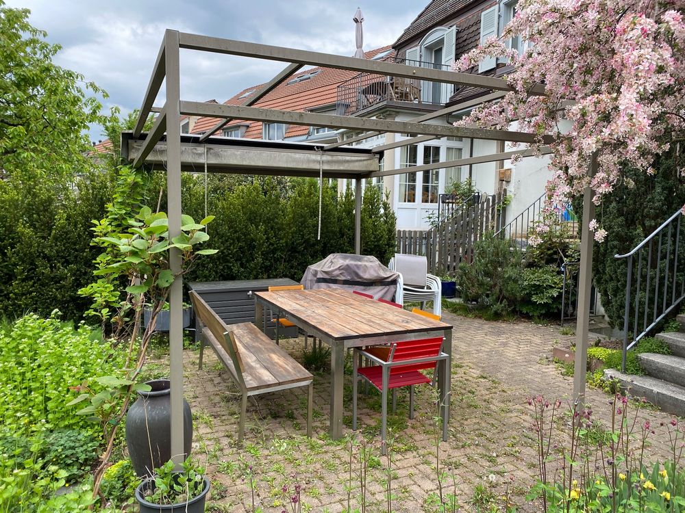 Alumini Pergola/Pavillon mit Stofflamellendach | Kaufen auf Ricardo