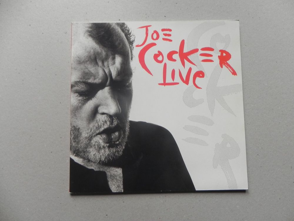 Doppel LP brit. Blues Rock Sänger Joe Cocker 1990 Live (Gebraucht) in ...