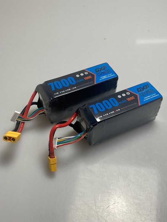 Akku Lipo 6S 22.2V 100C 7000mAh XT90 2Stk. (Neu und originalverpackt) in Othmarsingen für CHF ...
