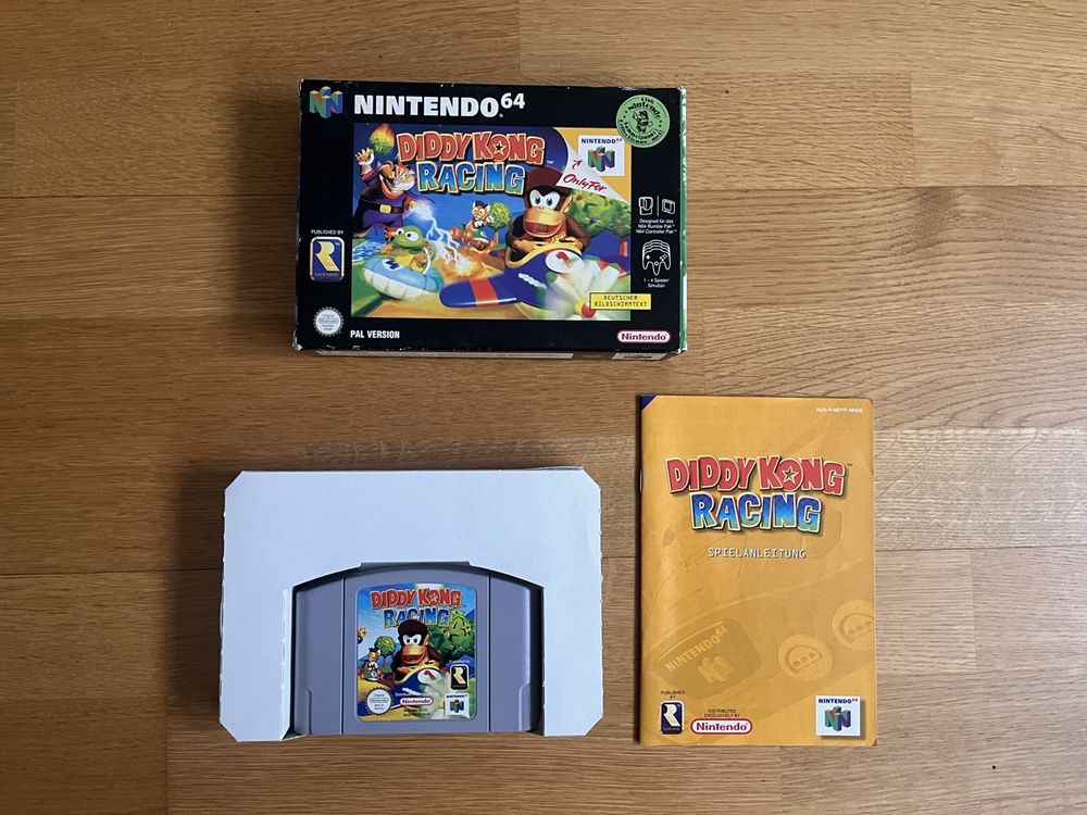 Diddy Kong Racing N64 inkl. OVP und Bedienungsanleitung | Kaufen auf Ricardo