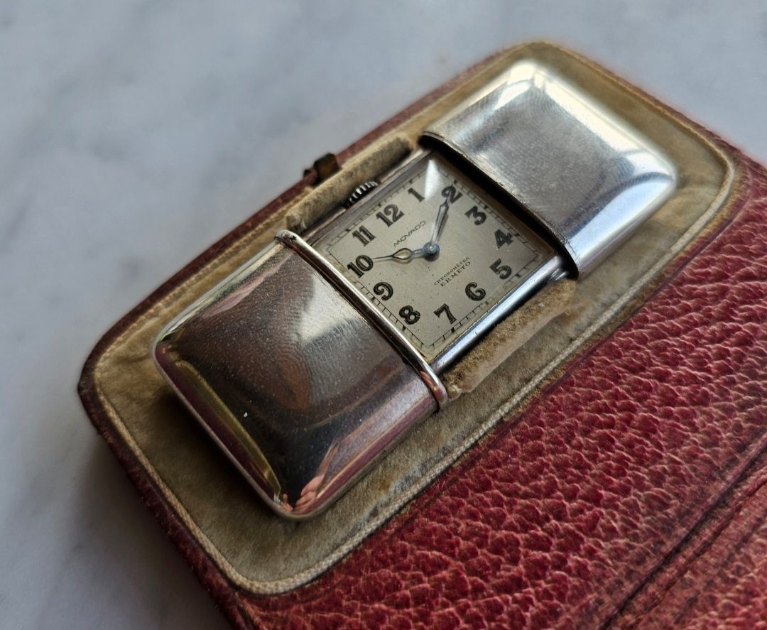 Antike Movado Ermeto Chronometer in 935 Silber mit orig. box (Gebraucht ...