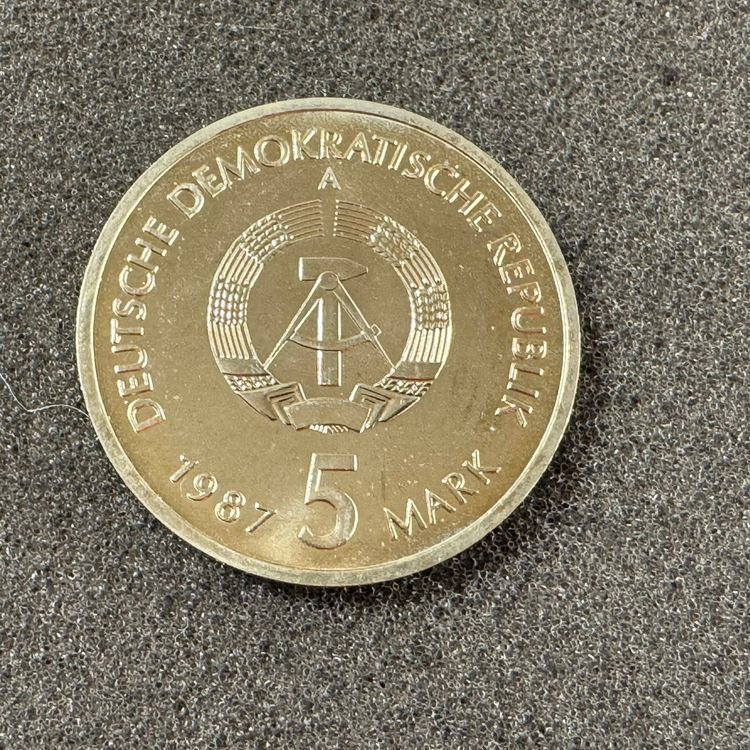 5 Mark DDR 1987 Berlin Nikolai Viertel (Gebraucht) in Reitnau für CHF 1 ...