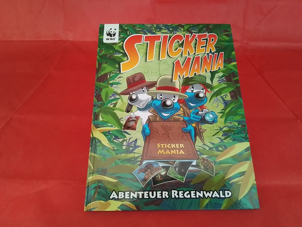 Migros Sticker Mania Abenteuer Regenwald komplett mit allen (Neu und ...