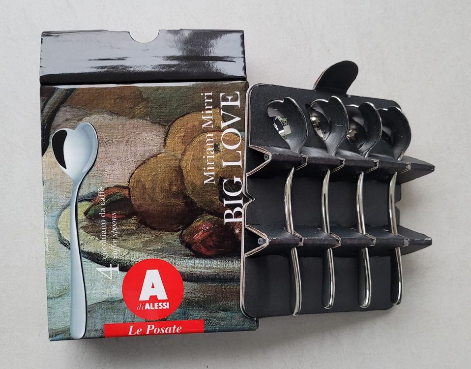 Set Herz Löffel BIG LOVE von Alessi / Miriam Mirri (Neu und originalverpackt) in Bonau für CHF ...