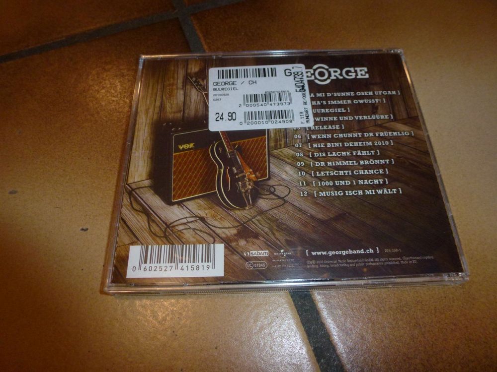 Georg – Buuregiel CD | Kaufen auf Ricardo