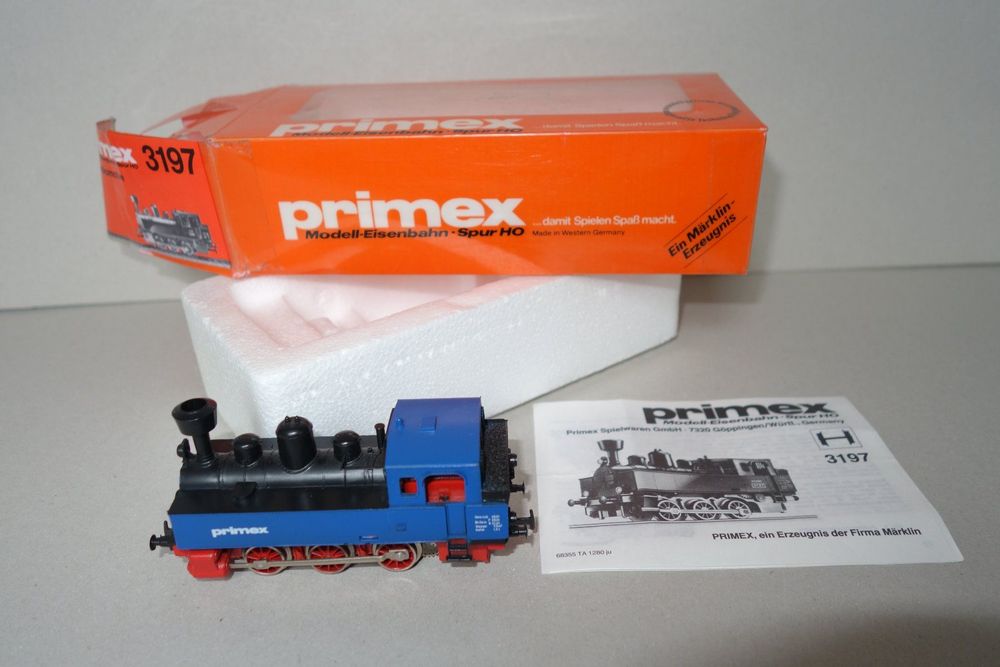 Primex Dampflok blau-schwarz Nr. 3197 | Kaufen auf Ricardo