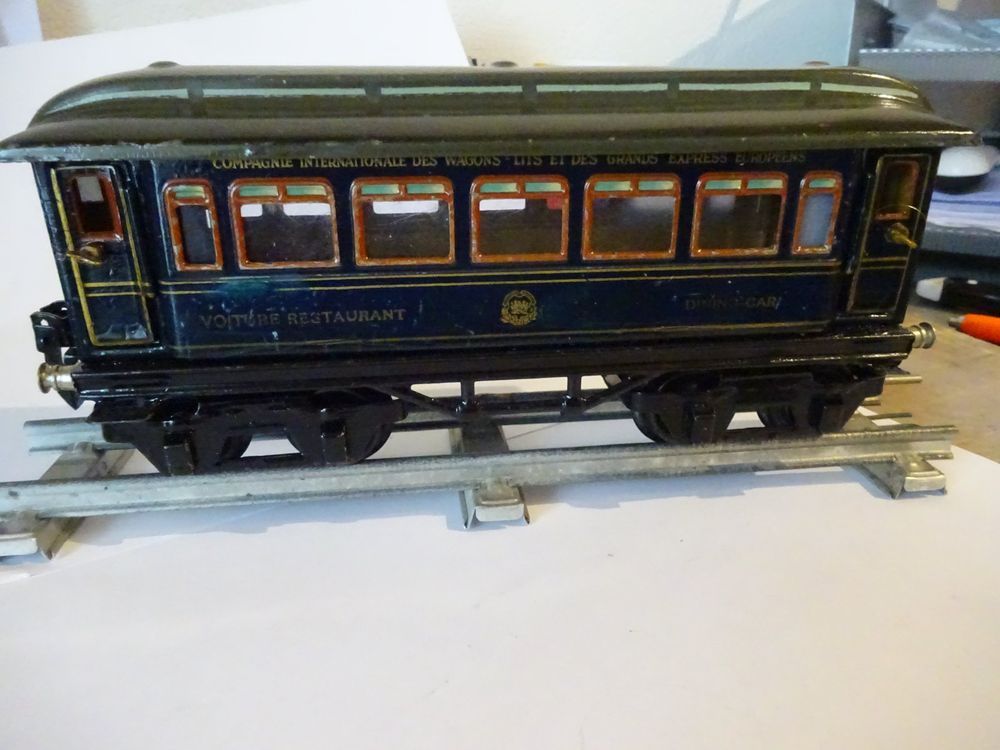 Märklin 1747/0, DINING CAR, Spur 0, blau, Restaurant, SELTEN (Gebraucht ...