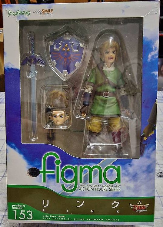 Figma 153 Legend Of Zelda Skyward Link (Neu und originalverpackt) in ...