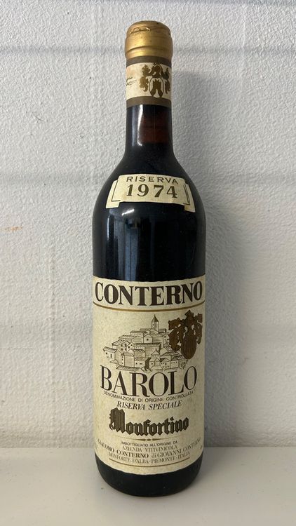 1974 Giacomo Conterno Monfortino Barolo Riserva DOCG perfekt (Neu ...