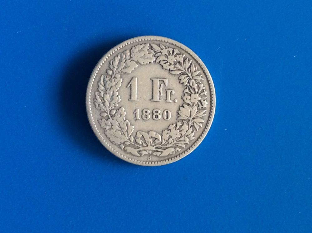 1 franc 1880 Rare (D'occasion) à Genève pour CHF 15 – avec livraison | Acheter sur Ricardo