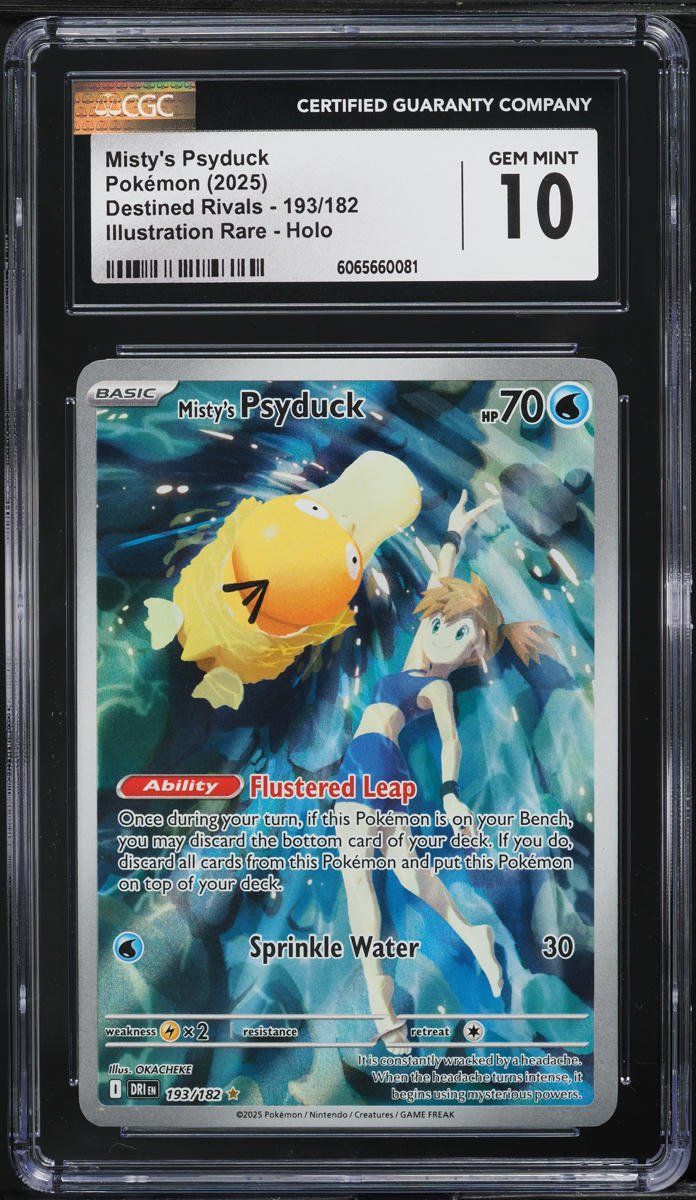 Misty’s Psyduck CGC 10 💎 Destined Rivals (2025) (Neu (gemäss ...