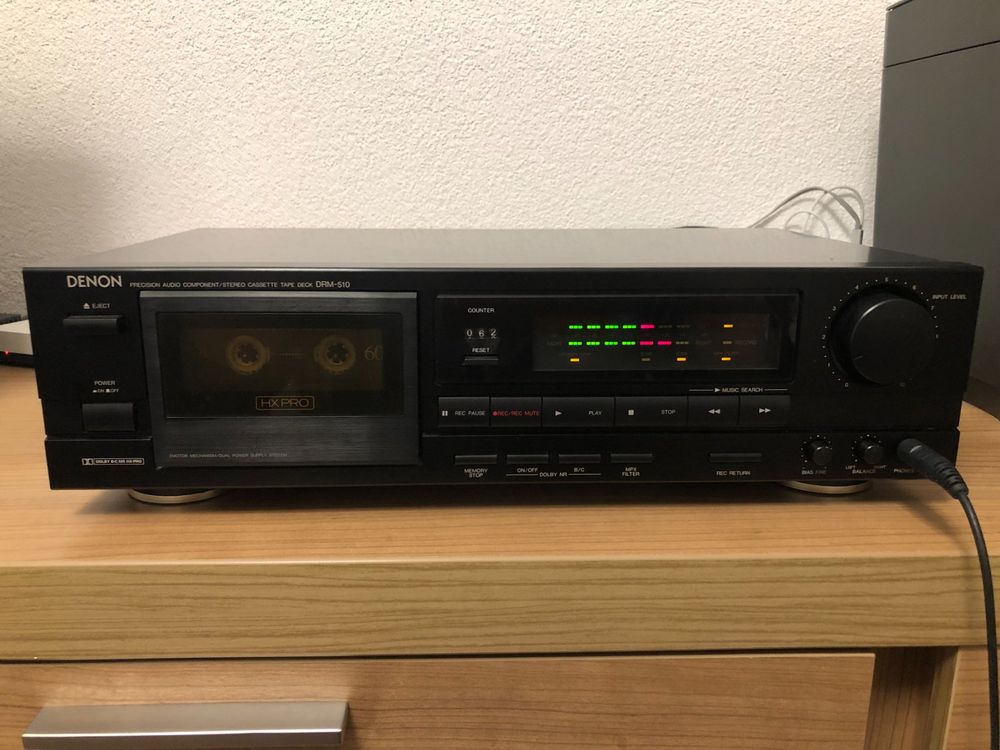 DENON DRM-510 Tapedeck TOP + BDA + DENON DX-90 Tape NEU (Neu (gemäss ...