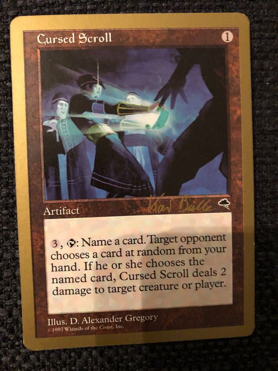 Mtg Cursed Scroll (Gebraucht) in Engelburg für CHF 4.5 – mit Lieferung ...