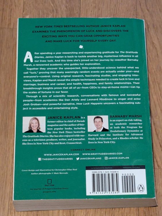 How Luck Happens - Janice Kaplan & Barnaby Marsh (Gebraucht) in Bern ...