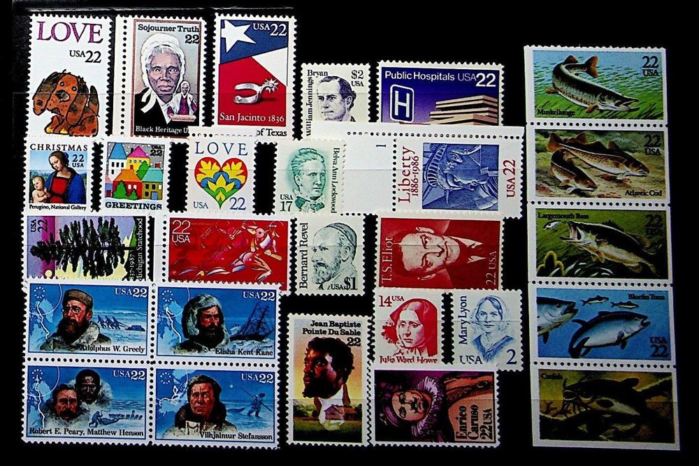 USA TIMBRES NEUFS** 1986-1987/A375 (Neuf (Voir description)) à Estavayer-le-Lac pour CHF 2.1 ...