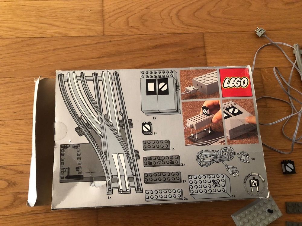 Lego Weichen links Eisenbahn 12V 7859 | Kaufen auf Ricardo