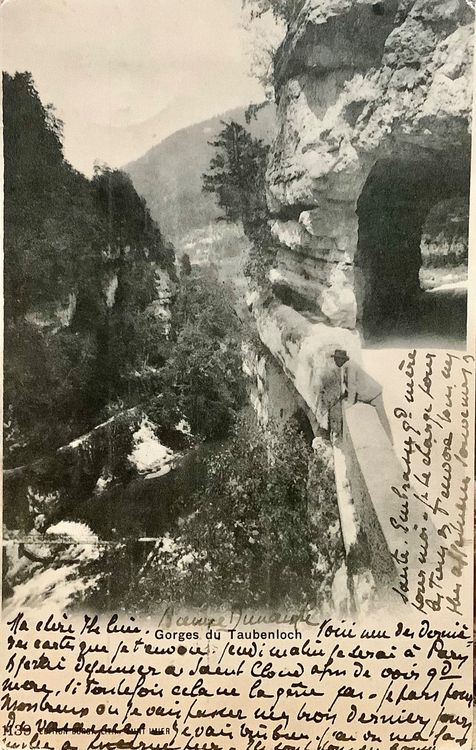 1904 - Antike AK - Taubenlochschlucht - Belebt (Gebraucht) in Root für CHF 1 – mit Lieferung auf ...