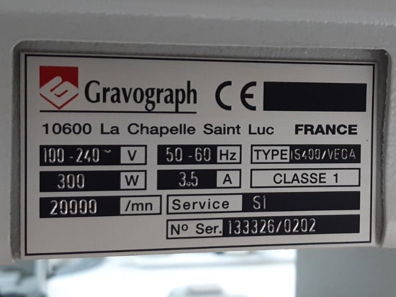 Gravograph IS400 (Gebraucht) in Steinerberg für CHF 2005 – nur Abholung ...