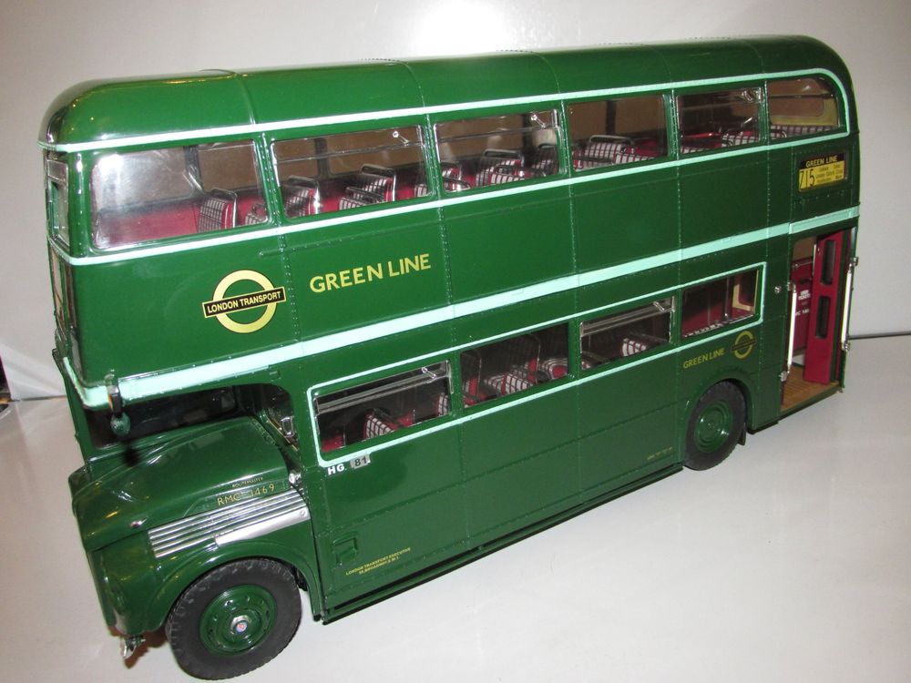 ROUTEMASTER BUS " GREEN LINE " Sunstar 2912 1:24 OVP ! ! ! (Gebraucht ...