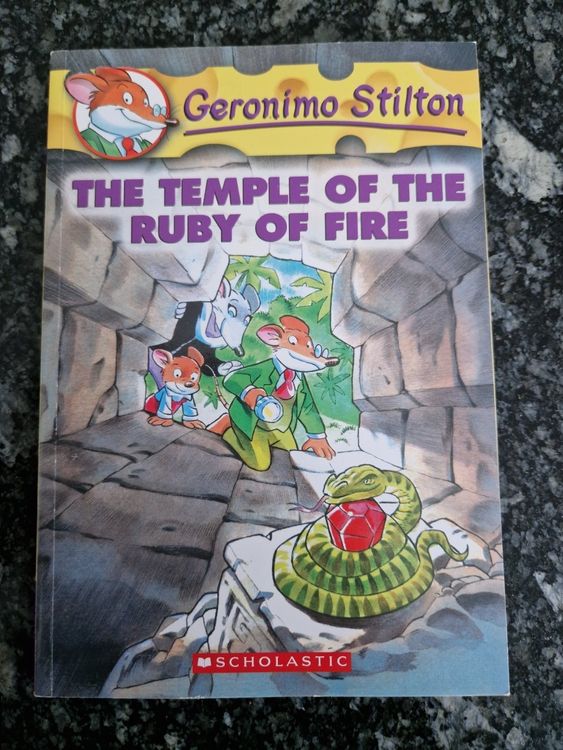 Geronimo Stilton/The temple of the ruby of fire/Englishbook (Gebraucht ...
