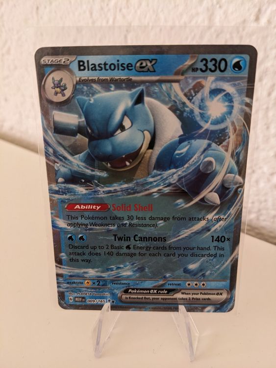 Pokemon 151 - Blastoise EX ( EN ) | Kaufen auf Ricardo