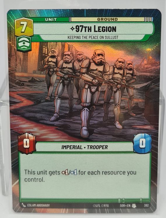Star Wars Unlimited Hyperspace Foil 97th Legion 382 | Kaufen auf Ricardo