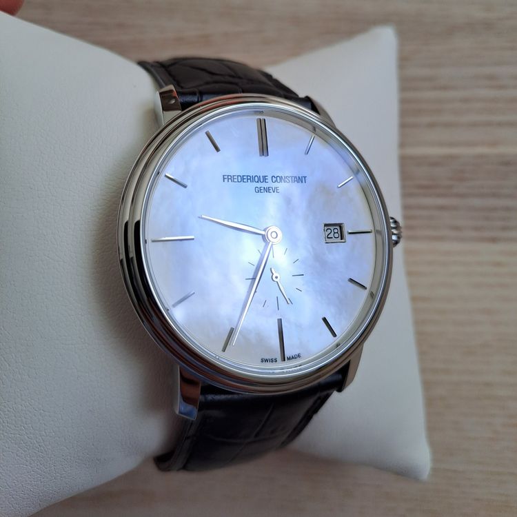 Frédéric Constant Slimline Petite seconde Cadran nacre (Gebraucht) in ...