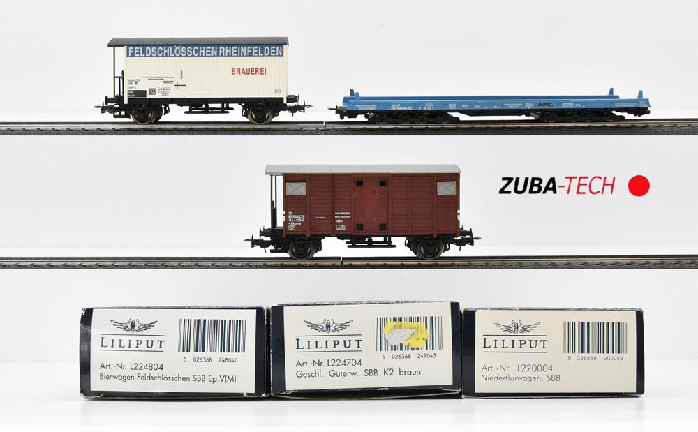 Liliput 3x Güterwagen SBB H0 GS mit OVP (Gebraucht) in St. Gallen für CHF 34 – mit Lieferung auf ...