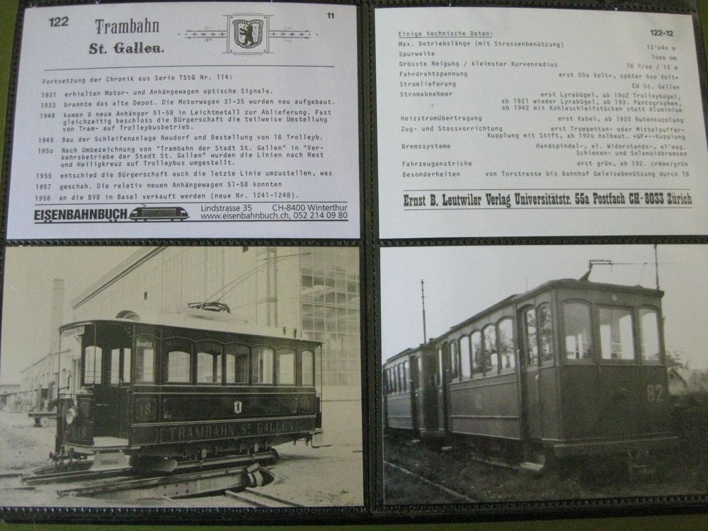 AK Serie Trambahn St. Gallen 2 (Neu (gemäss Beschreibung)) in Malters für CHF 39 – mit Lieferung ...