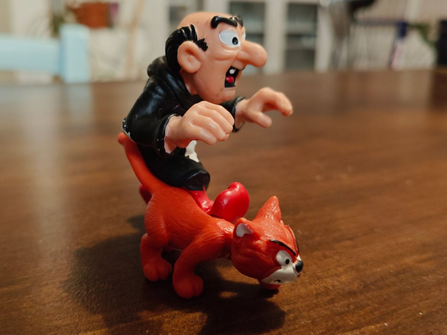 Gargamel mit Azrael - Die Schlümpfe / Rarität / Neu! (Neu (gemäss ...