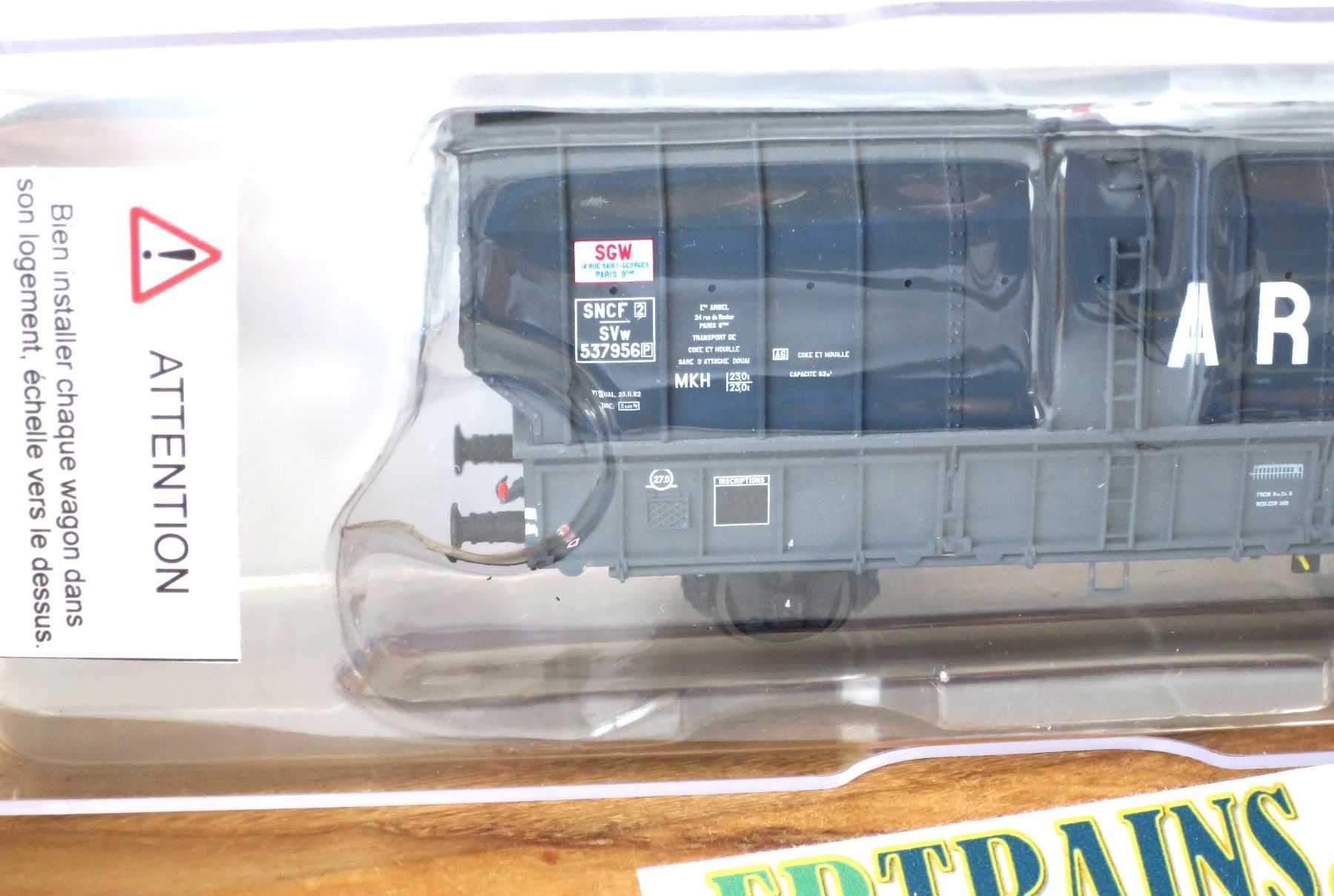 REE WB-368 WAGON DE COKE ARBEL 3 PORTES (Neu und originalverpackt) in ...