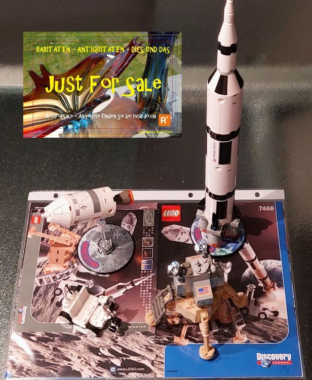 LEGO® 7468 DiscoveryCHANNEL SaturnVMoonMission RARITÄT 2003! (Neu ...