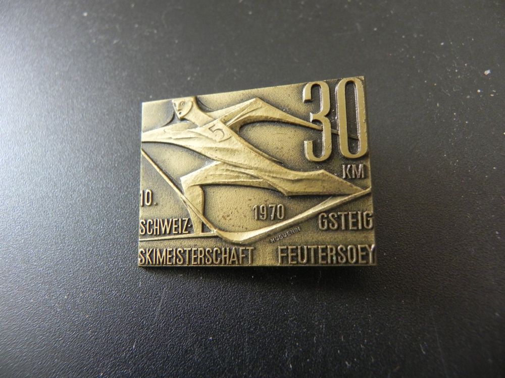 Ski Abzeichen Meisterschaften Gsteig Feutersoey 1970 | Kaufen auf Ricardo