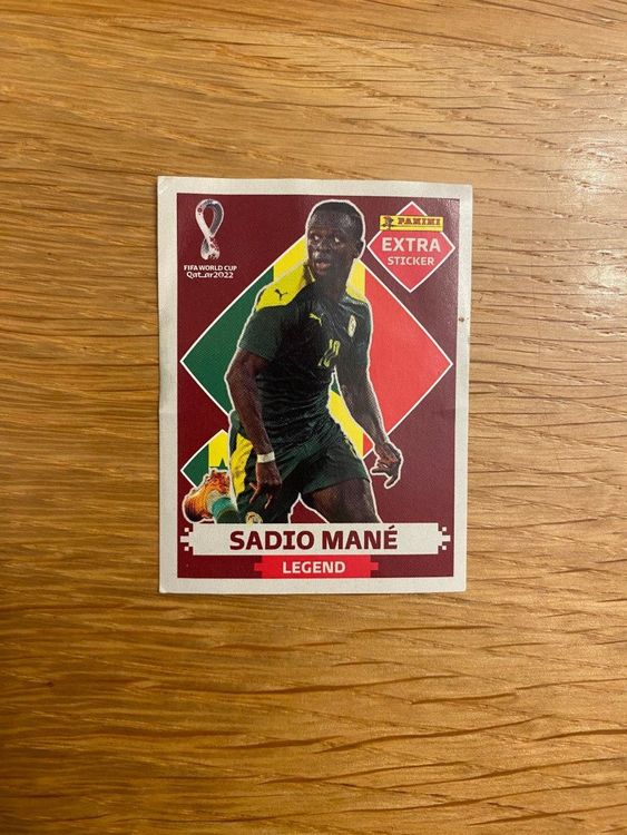 SADIO MANE Burgundrot Legend Extra Sticker WM 2022 (Neu (gemäss Beschreibung)) in Wolhusen für ...