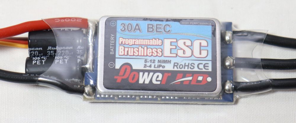 PowerHD 30A Brushless ESC Regler für Flugzeuge XT60 (Gebraucht) in ...