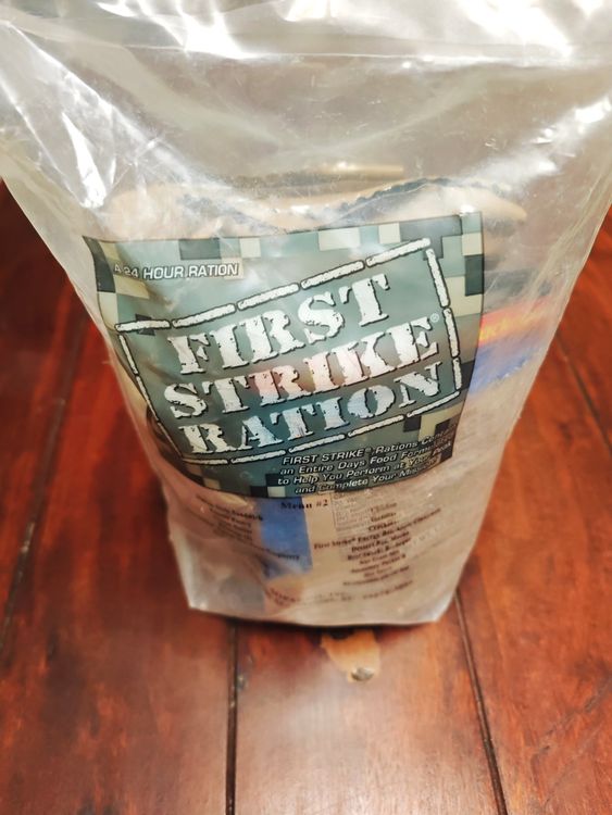 US Army First Strike Ration Menü #2 (MRE) (Neu und originalverpackt) in ...