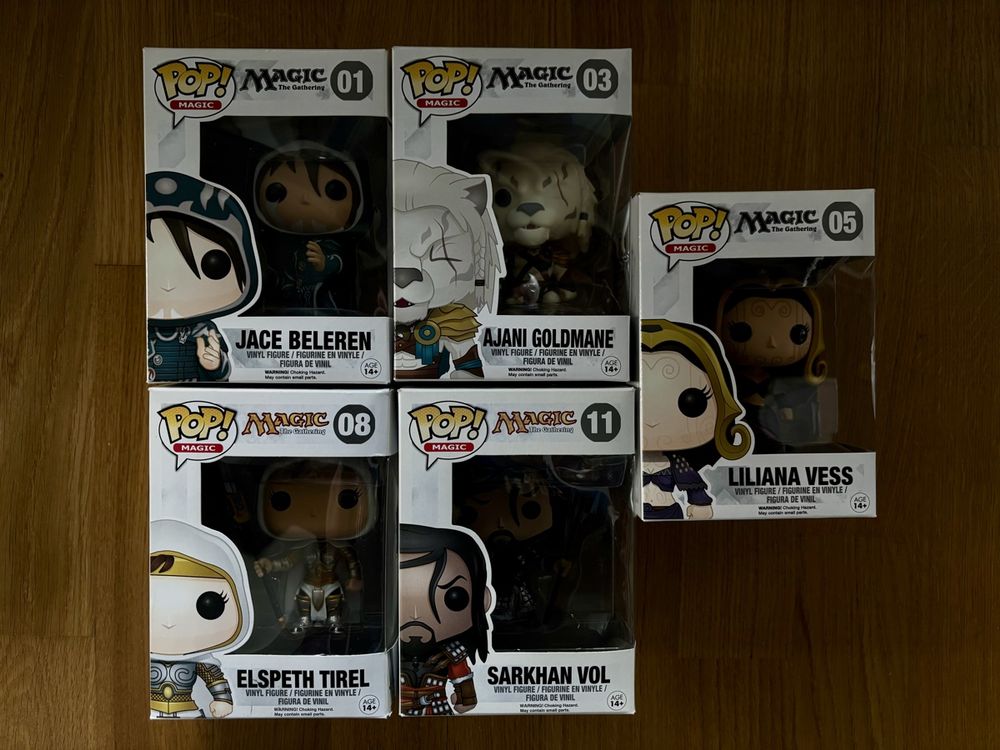 Magic The Gathering FunkoPOP! (5 Figuren) (Neu und originalverpackt) in ...
