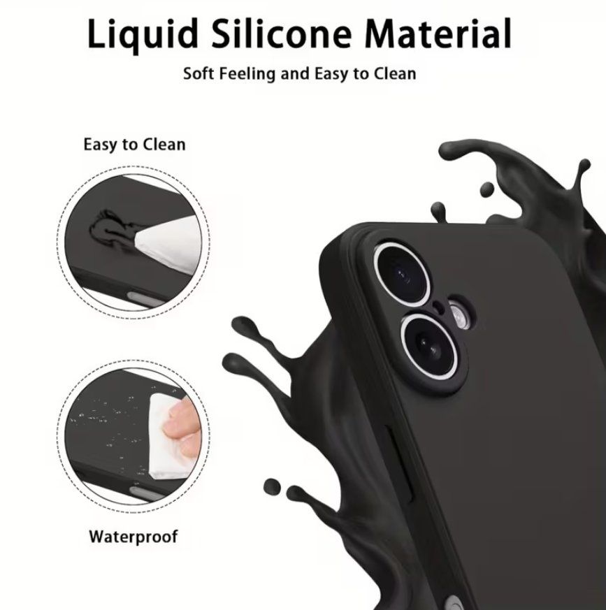 iPhone 17 Pro Max Silikonhülle Schwarz – Softcase (Neu und ...