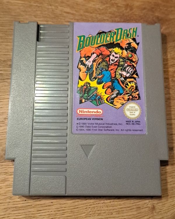 Boulder Dash - Nintendo NES - Top Zustand - Retro Game (Gebraucht) in ...
