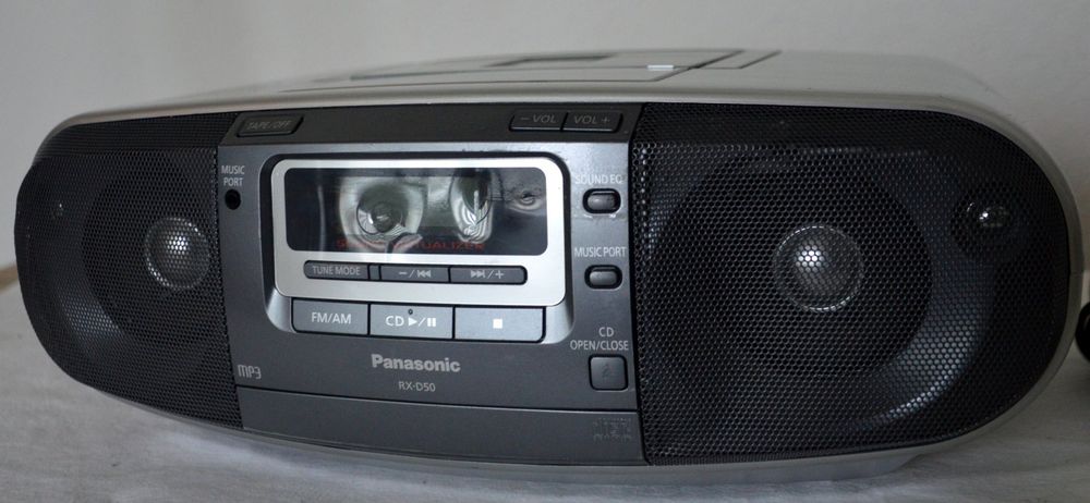 Boombox Panasonic RX-D50 CD-Radio Kassette, cassette (Gebraucht) in ...