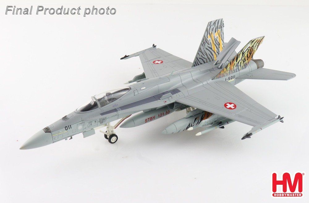F/A-18C (J-5011) Hornet Swiss Air Force St. 11 "Tiger Meet" (Neu und originalverpackt) in Weesen ...