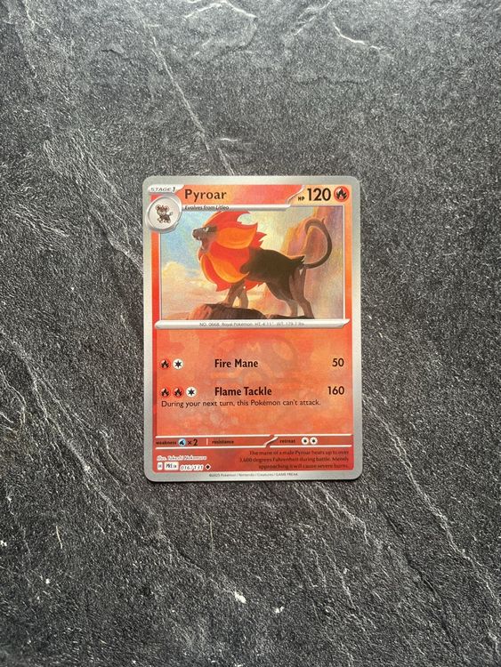 🇬🇧 Pyroar masterball - Prismatic evolution - 016/131 (Neuf (Voir ...