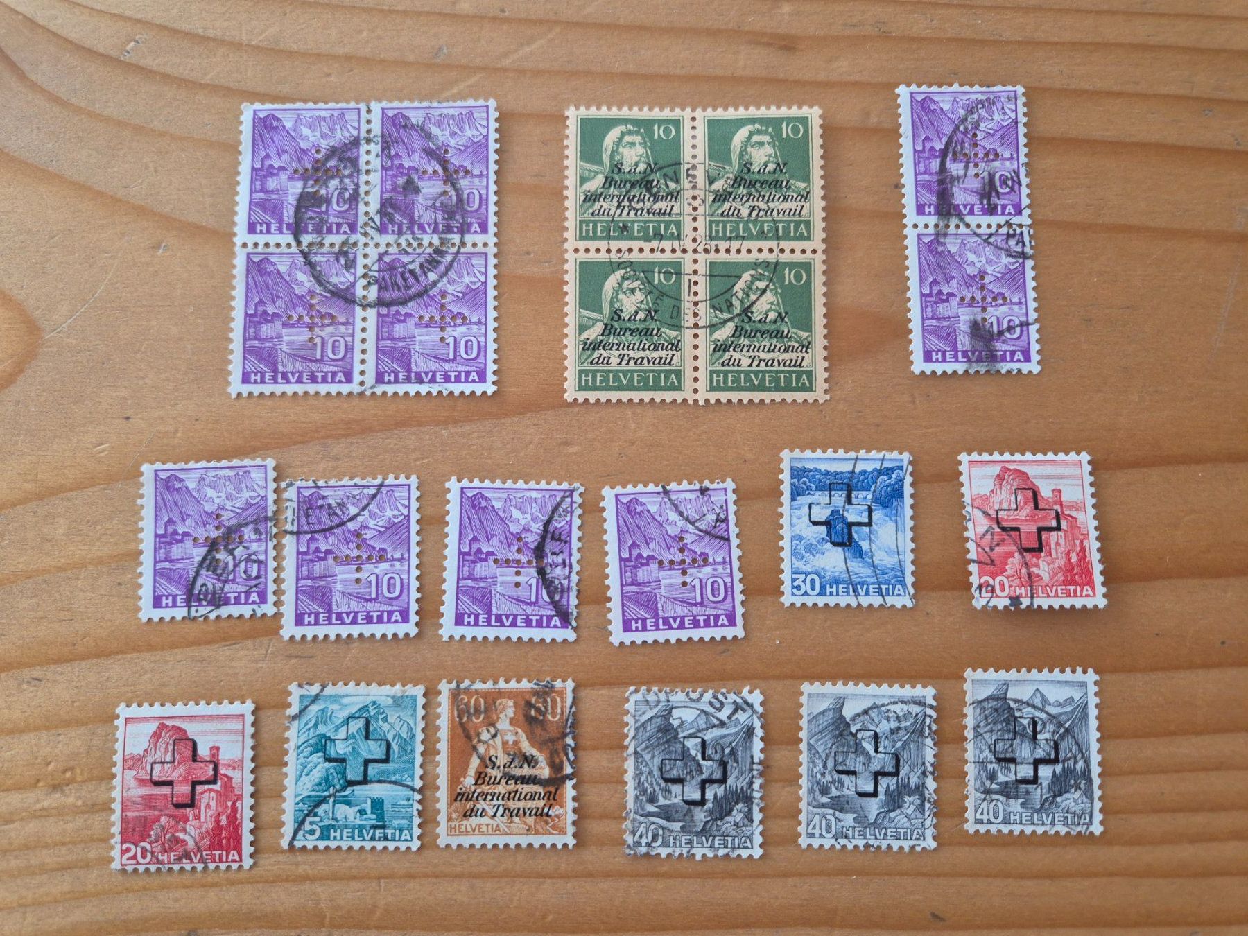 CH-Briefmarken Aemter gestempelt Zustand gemäss Bilder (Gebraucht) in ...