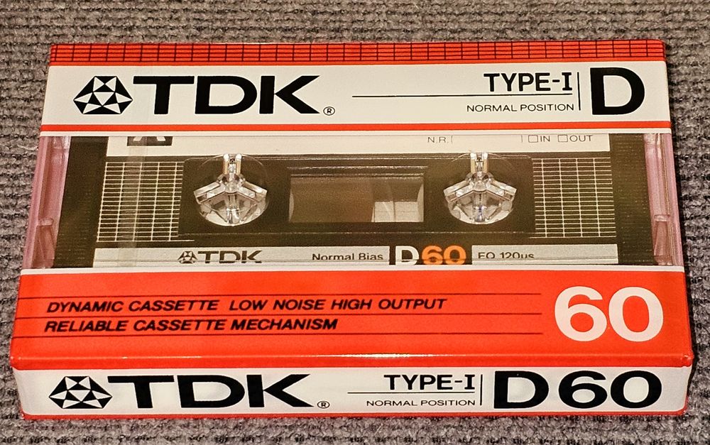 Pur collectors TDK"D60" de 1986! (Neu und originalverpackt) in LAUSANNE für CHF 13 – mit ...