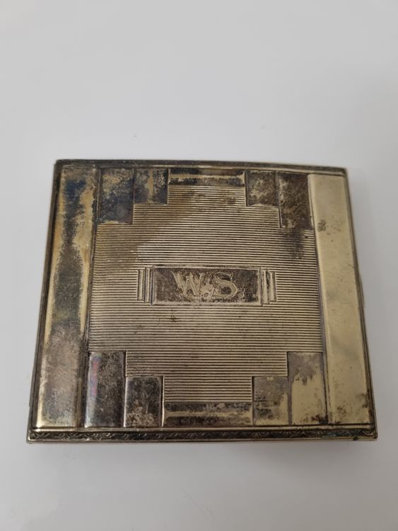 Alpacca Zigarettenetui mit Gravur | Kaufen auf Ricardo