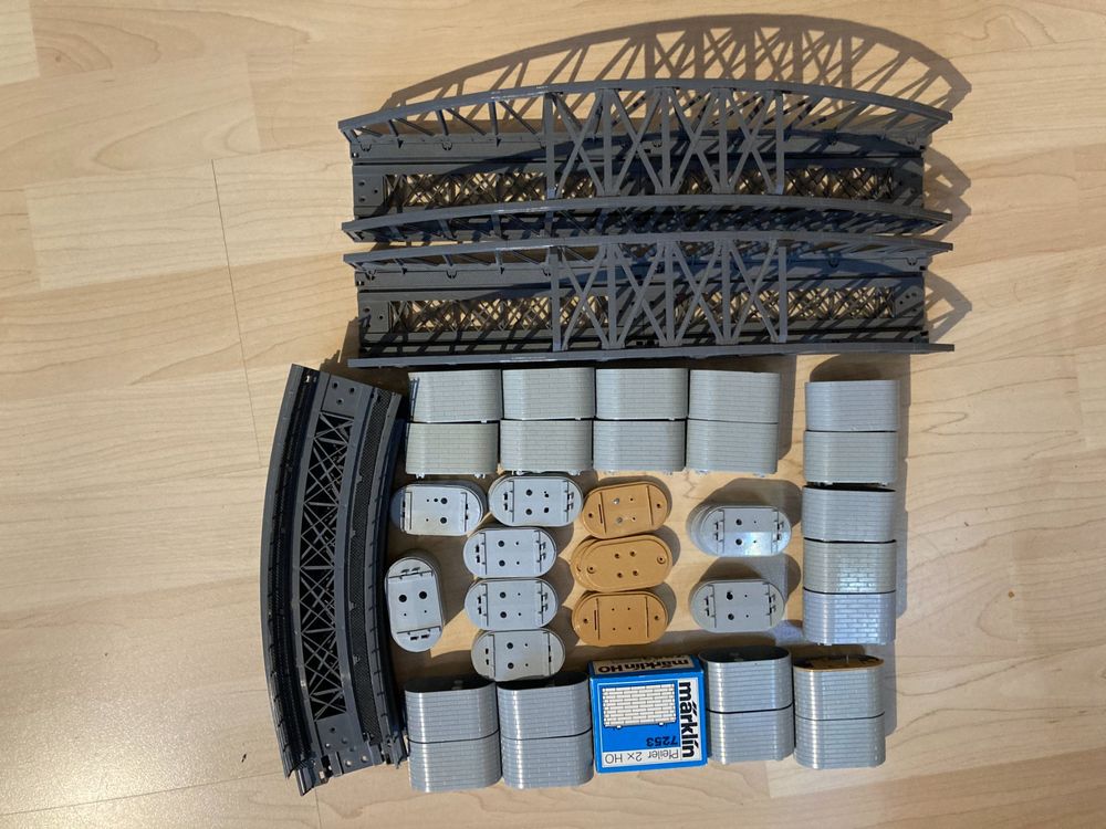 Maerklin Märklin H0 Brücke Pfeiler 7253 Bogenbrücke 074636 | Kaufen auf ...