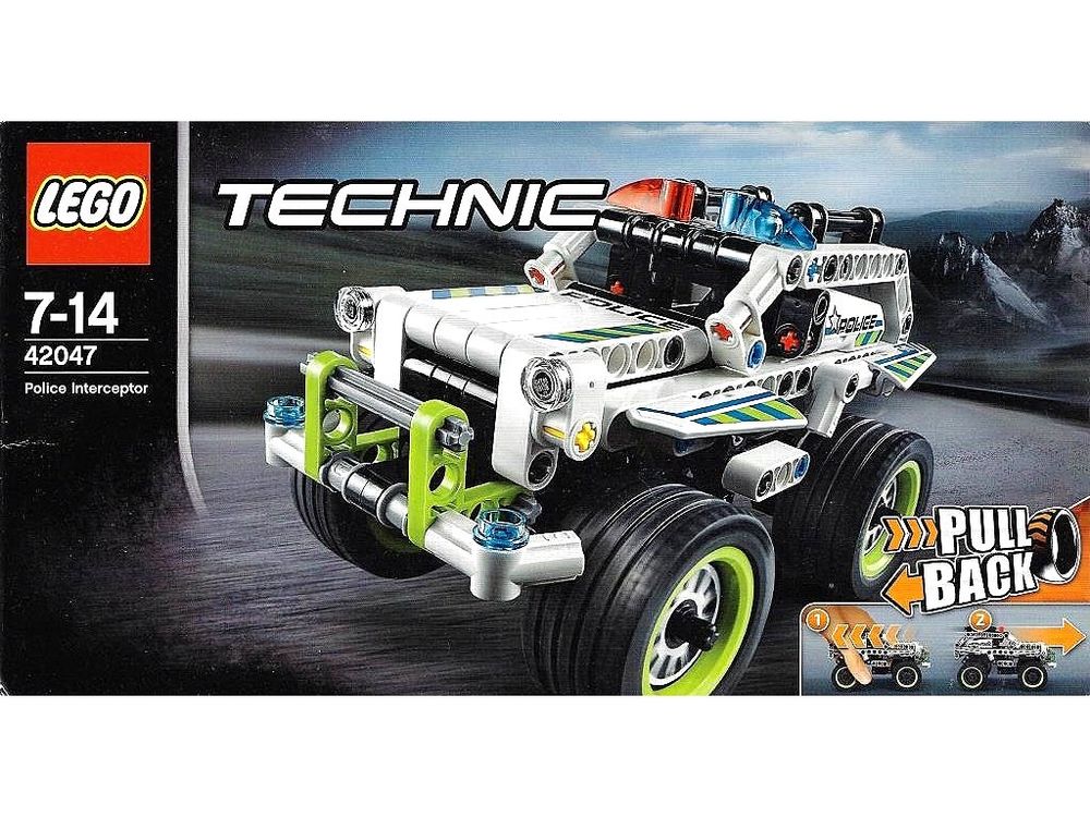 Lego 42047 Polizei-Interceptor (2016) Technic, Pullback (Gebraucht) in ...